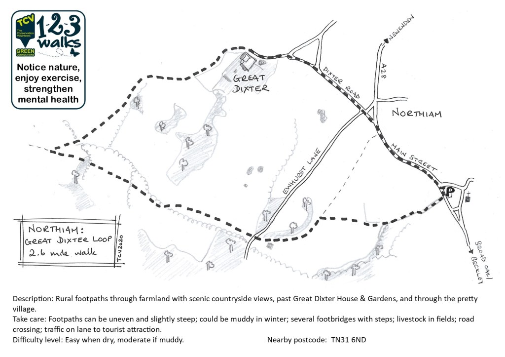 Northiam – Great Dixter 2.6m – 123 Walks